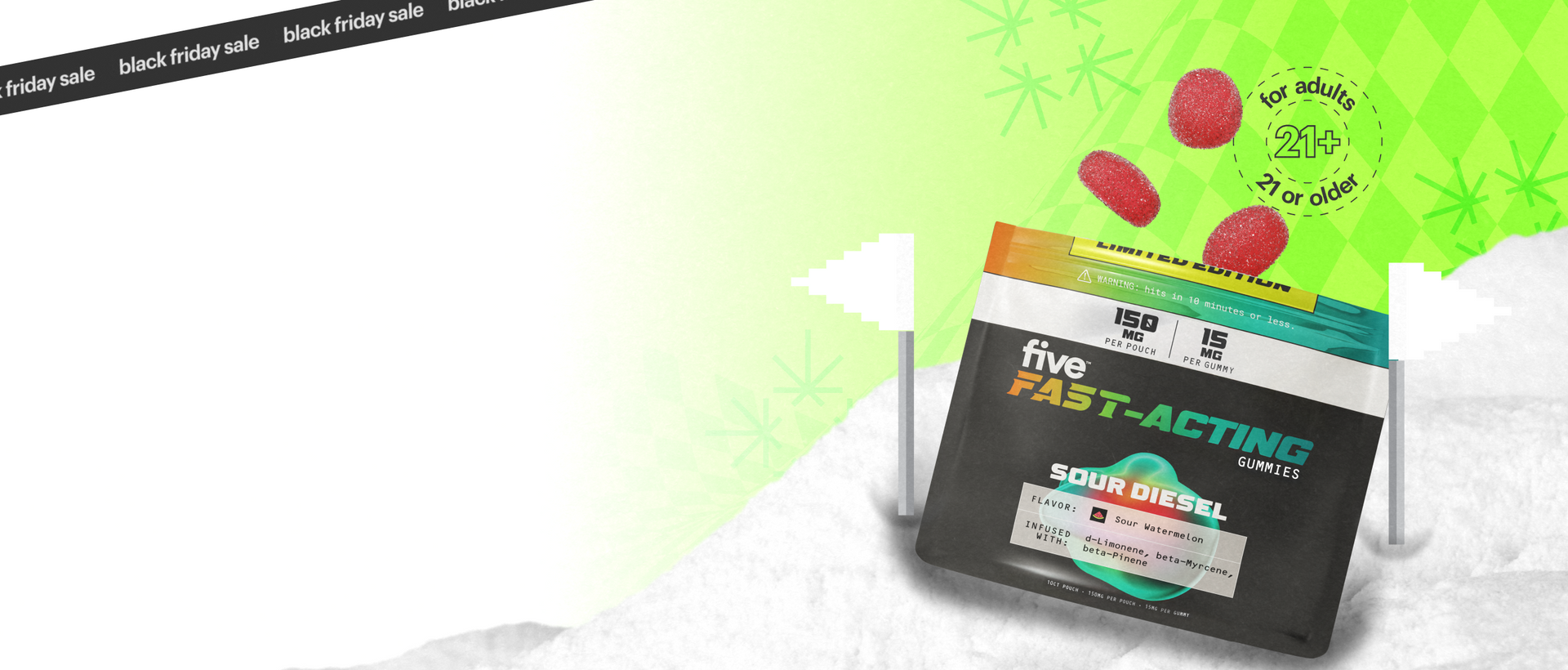 five™ Edibles | Buy Gummies, Oil, and More – Five
